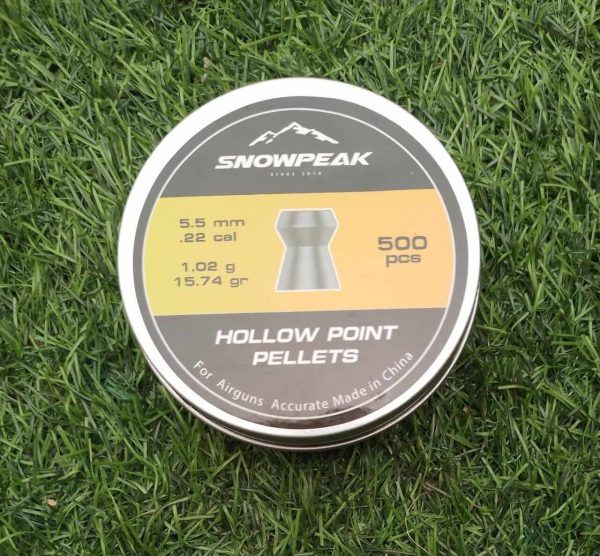 Poston Snowpeak HOLLOW POINT CALIBRE 5.5 PESO 15.74 GR 500 UNIDADES – nitro